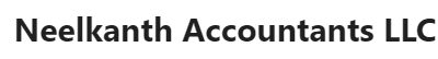 Tax Preparation and Financial Consulting - Neelkanth Accountants LLC